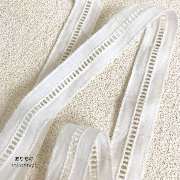 Renda Cotton Pagar | Motif B White